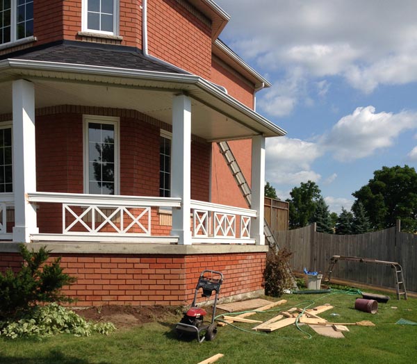 Concrete Porch Construction