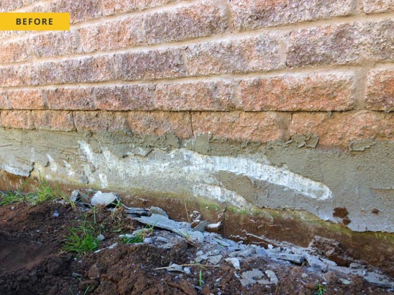 Foundation Parging - Northern Building Services