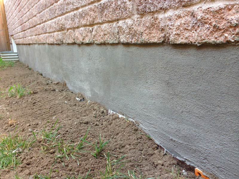 Foundation Parging | Northern Building Services